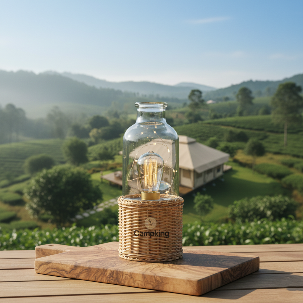 Glass Lantern for Glamping Resorts Safari Tents and Outdoor Cabins ...