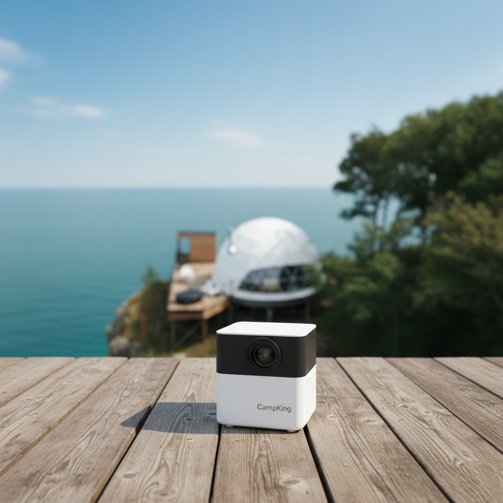 Projectors for Glamping Resorts Luxury Tents and Prefab Pods Campking ...