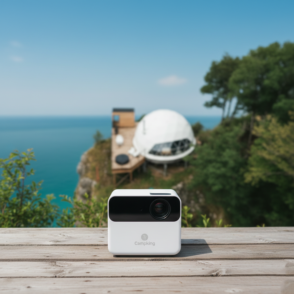 Projectors for Glamping Resorts Luxury Tents and Prefab Pods Campking ...