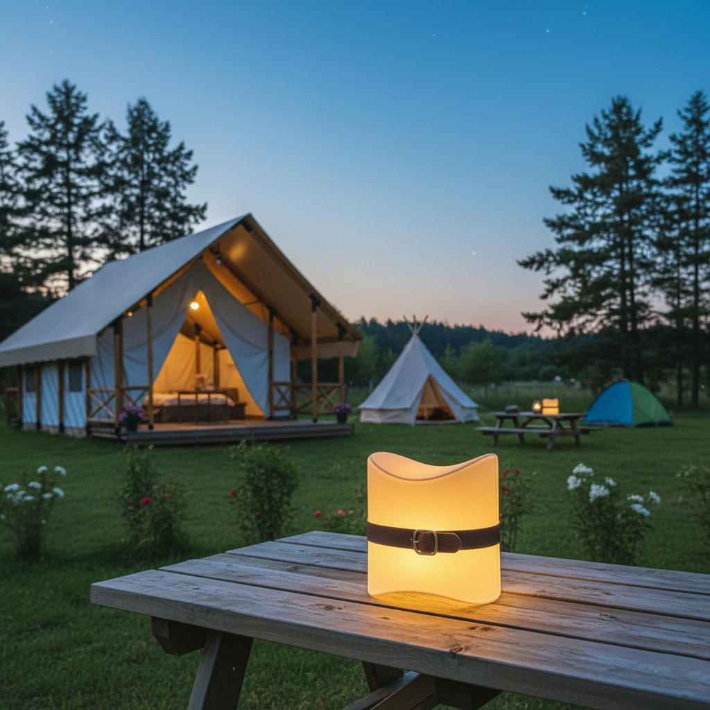 Soft Glow Lamp for Glamping Resorts Luxury Tents and Dome Cabins ...