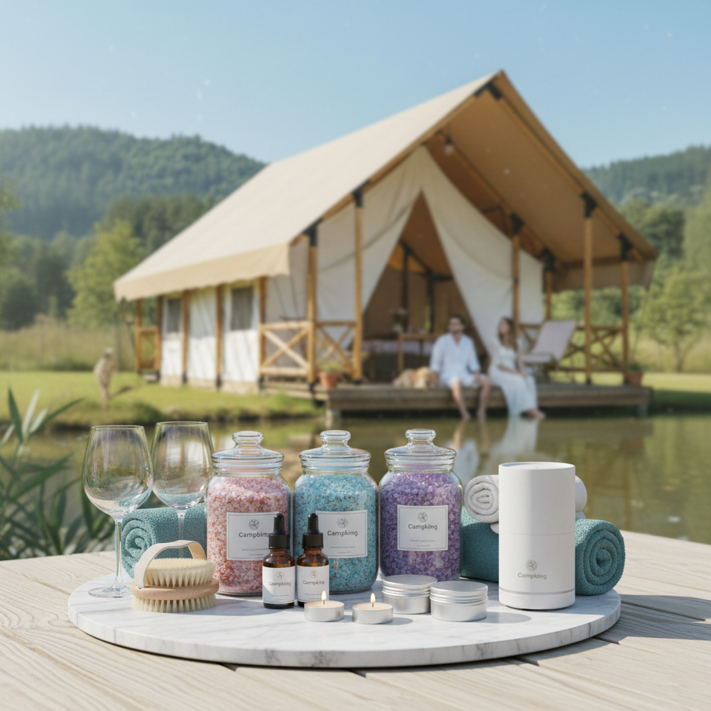 Washroom Kit for Luxury Tents Prefab Pods and Outdoor Resorts Campking ...